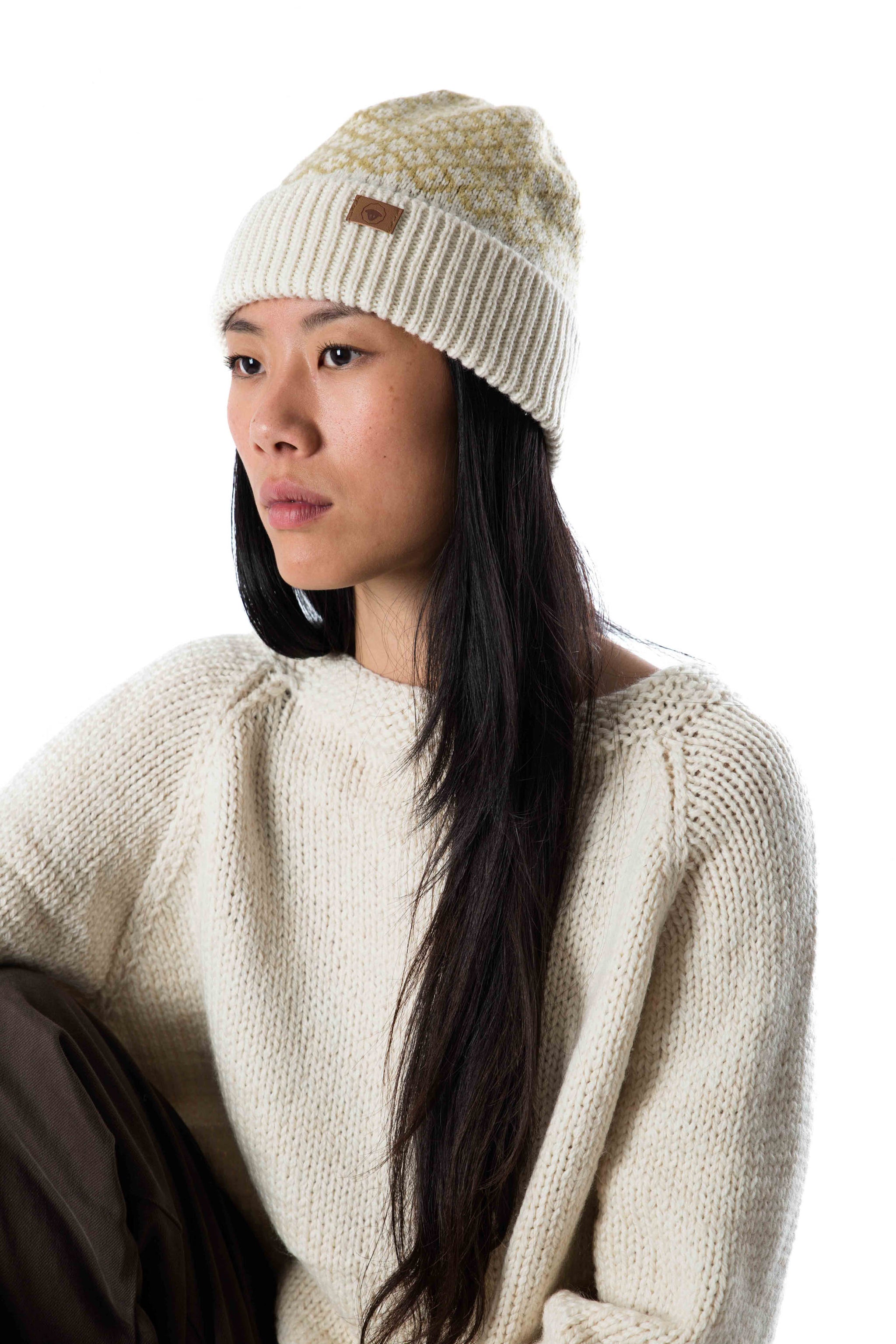 Iris hat i 100% merino uld